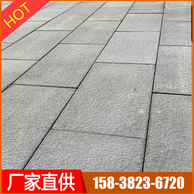 PC水透砖 景观绿化石仿砖 芝麻灰仿石材砖 仿花岗岩生态地铺石