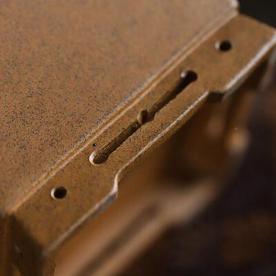 紫肉砂花盆正方形四方形精品盆盆多tb-87458栽景内门竹兰花盆柴烧