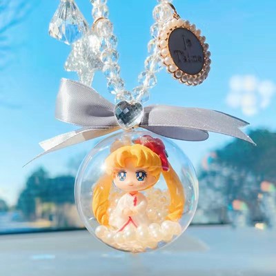 美少女战士汽车内饰品创意后视镜挂饰可爱网红小挂件女友闺蜜礼物