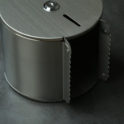 不锈钢卷纸盒免打孔卫生间厕所防水纸巾盒厕纸盒小卷纸架筒壁挂式