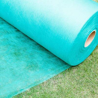 绿化无纺IHN布纺边坡草厂坪盖无纺布工地园林防尘无土布家