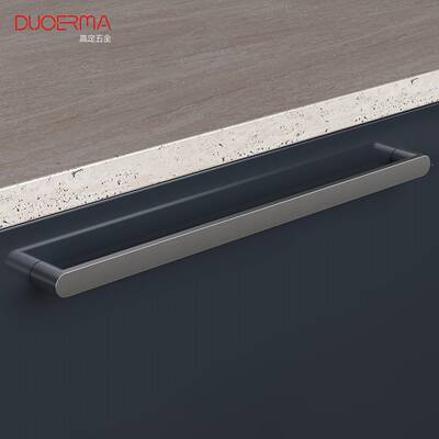 高端WXW304实嵌不锈钢入把式洗碗机手冰箱门木心质面板拉篮拉手