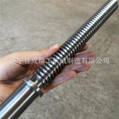 梯形丝杆加工Tr20T30机床丝杠正反牙传动升降螺杆来图直销