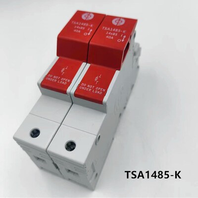 西安中熔熔断器座TSA1485-K1500VDC40A14X85M光伏保险丝底座UL50K