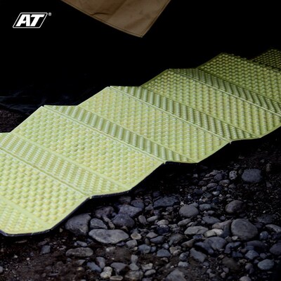 AT防潮垫蛋巢垫子单人超轻户外露营帐篷J睡垫加厚折叠垫子便携坐