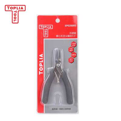 TOPLIA TOOL拓利亚EP020005不锈钢掌心无牙 3.5寸尖嘴钳