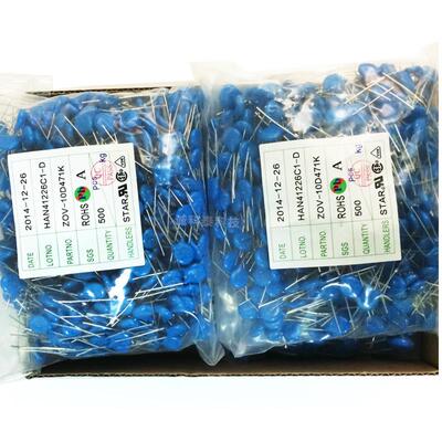 阻ZOV货7D471k压敏K电470V7m现m插JCE件压敏电阻07D471实力渠道