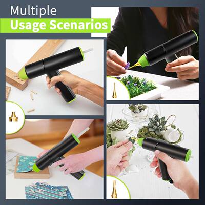 电热熔枪5充电胶枪无线家V用锂防手工DIY工具5457mm胶棒溢电动胶