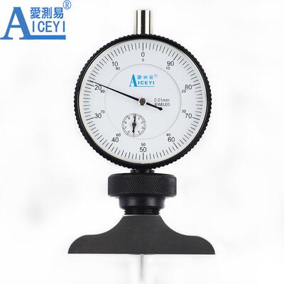 爱测易10mm线路板切割槽PCBV-CUT孔沟槽T型百分指针深度规百分表