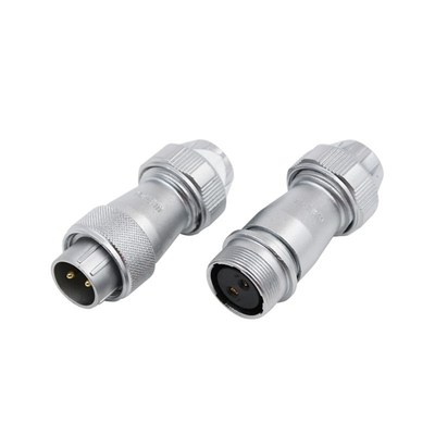 威浦防水航空插头WF20-23直式夹爪金谷园插头公母对接TE+ZE连接器