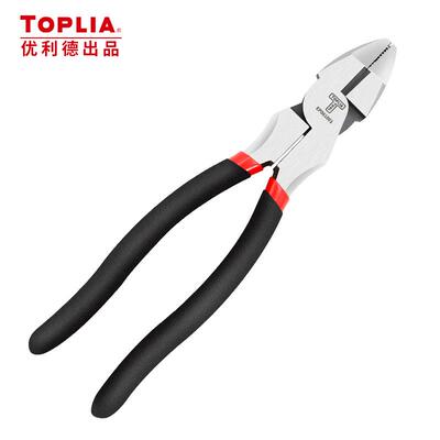 拓利亚9.5英寸偏芯省力电工钳电工夹持工具 双色沾塑手柄EP061001
