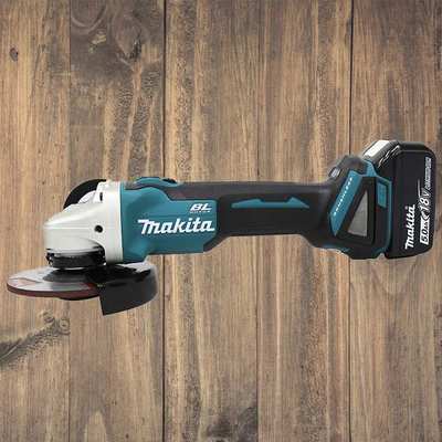 makita牧田DGA504STJ充电角磨机电动磨光机无刷金属打磨切割机