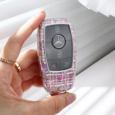 适用奔驰e300l车钥匙套E级C级S级amgC260LC200LA200LE260s450壳扣