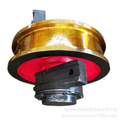 直径500*130mm主被动铸钢锻钢行车轮桥式起重机双梁车轮组
