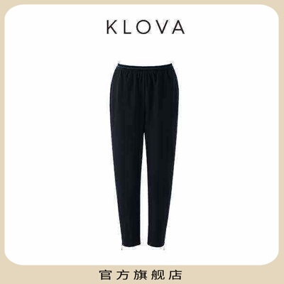 【KLOVA】春秋经典石墨黑休闲萝卜裤KT5384(UN)