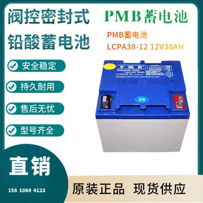 PMB蓄电池LCPA38-1212V38AH高能长寿命应急照明移动式照明