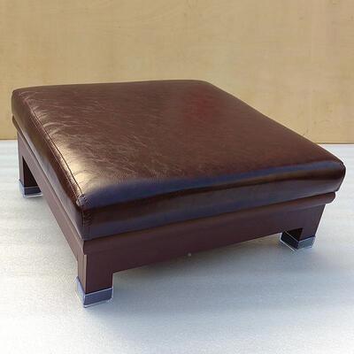 套色实木具用品拜垫皮拜凳打厂佛家家庭拜佛跪垫沙发佛坐堂实木跪