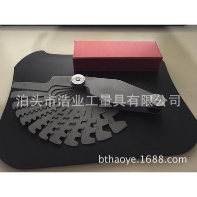 英制29度T型螺纹规1-12TPI16片公制30度T型螺纹样规2-20mm12片
