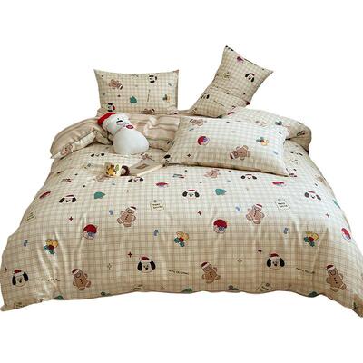 可爱纯棉棉四件套全卡通男单孩床上用品20被TFN25新款秋冬套床三