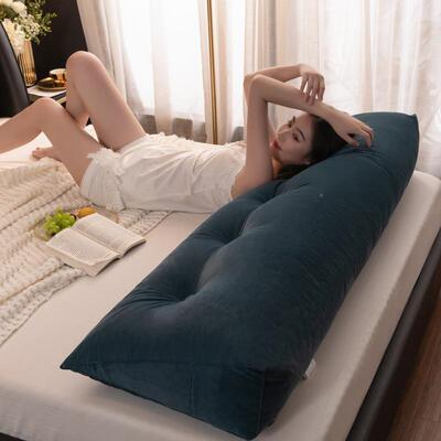 臻绒床垫北欧风床qmf00083上靠枕双头靠背可拆洗靠床靠三角垫靠床