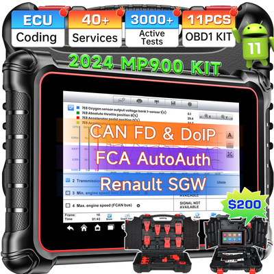 道通AUTEL MP900 KIT汽车诊断仪检测电脑ECU解码故障清除海外版
