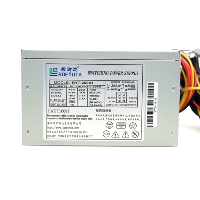 荣御达RYT-250AT 工控电源，老式AT，P8P9P2PSII 200WAT电源