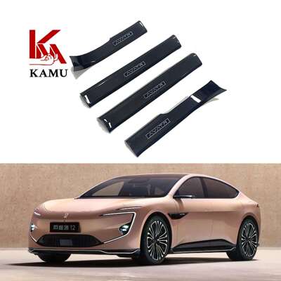 适用于阿维塔12Avatr12ABS碳纤纹门槛条迎宾踏板防撞