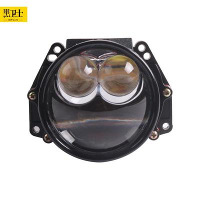 三为黑卫士S133寸双眼LED双光透镜大灯68W5500K汽车大灯透