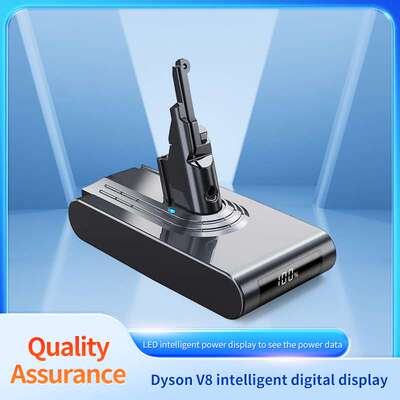 Replace Dyson vacuum cleaner battery V8 visual display model