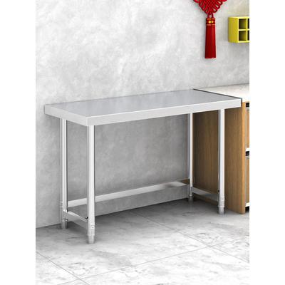 家用操作台切菜打荷台置物架&加厚不CUX锈钢工作间台车桌子厨房商