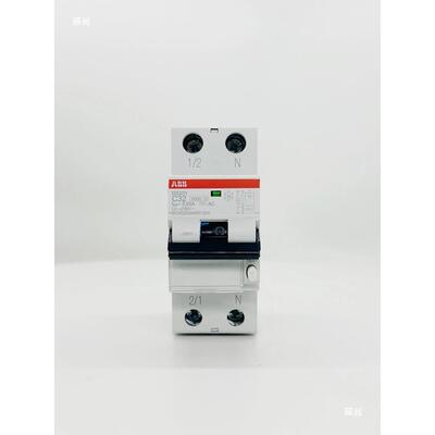 ABB小型漏电断路0器D201-C16-C10-C25-C4-C32AS800781P+N开2P漏电