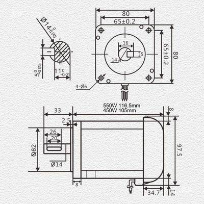 220vR钻铣主轴电机80法兰-B高速刷高压直流ER16装E20钻孔电无机套