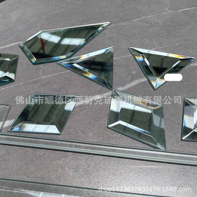 直线XNK-7斜边磨拼边机镜子厂镜大斜式边艺术墙卧玻璃磨边机家直