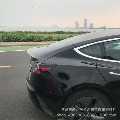 适用于2Model3含24款M3和Y尾翼定风翼改装包围配件车尾装饰