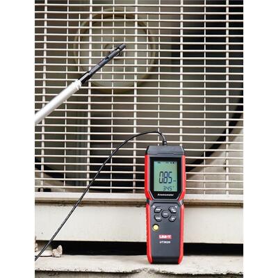 优利德UT362H高精度分体热线式风速计管道室内外风速风量风温测量