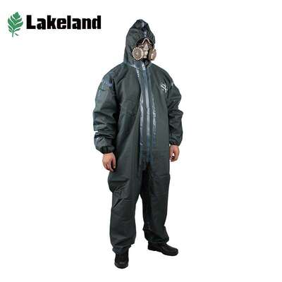 雷克兰NPG135轻型PVC防化服 防水耐油耐酸碱连体防护服