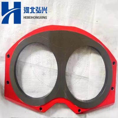 三一泵车双合金眼镜板切割环230260泵车硬质合金眼镜板