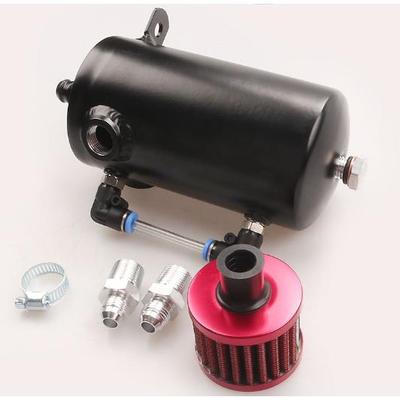 汽车通用改装带空滤机油透气壶油壶500ml透气废气机油壶AN接头