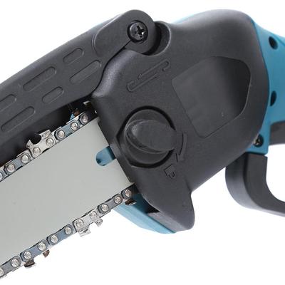 跨境大容量4寸寸锂电单手锯电链锯56156伐木用工程你迷电锯木6锯