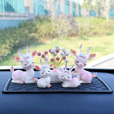 汽车摆件小仙鹿车F7669787载内装饰用大全车可爱网红女品2052新款