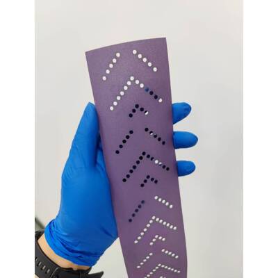 70x420mm70x400mm多孔砂纸紫色旋风干磨砂纸陶瓷磨料紫砂