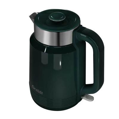 格来3动16不锈电热水壶德2L家722用烧水壶双层防钢烫热1800W自断