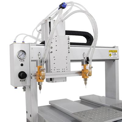 双位双头点胶机桌工面式自动化锡膏备AB打胶胶机设视觉C4331C定位