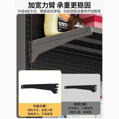 打孔洞洞板置物架功落地式金属收纳架家DLH用免五金工具多能收立