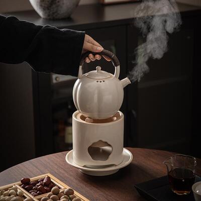 煮茶炉炉套装釉围炉煮茶苏打茶壶家用泡茶碳耐高77861温明火陶瓷