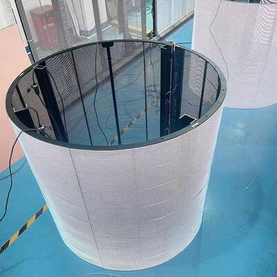 3.-7.8透明ED全彩显示屏格栅led冰屏室内广告玻璃9橱窗透LBGU明冰