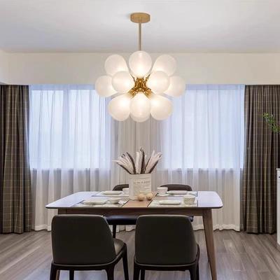 新款儿童490卧室样现板房房设计师玻璃吊灯后代简意约创个性客厅