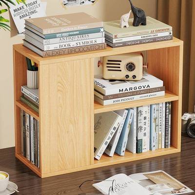家用书桌小型收纳储物柜桌面置物架桌上简易书架办公室文件放置架