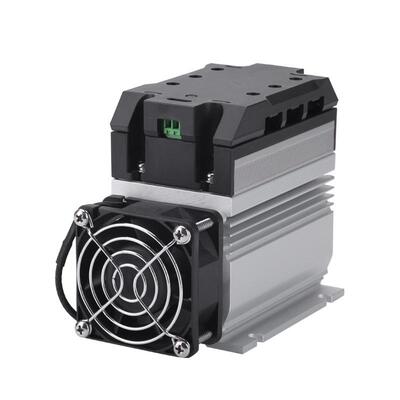 LONSNTE蓝石三相固态继电器LG3A4810D散热器风扇一体无触点开关