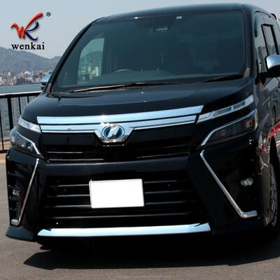 适用于丰田VOXY改装前机盖电镀装饰亮条80系专用汽车引擎盖饰条